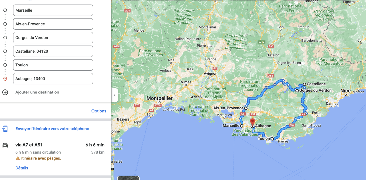 Circuit d’une semaine en Provence à faire en camping-car, fourgon ou van